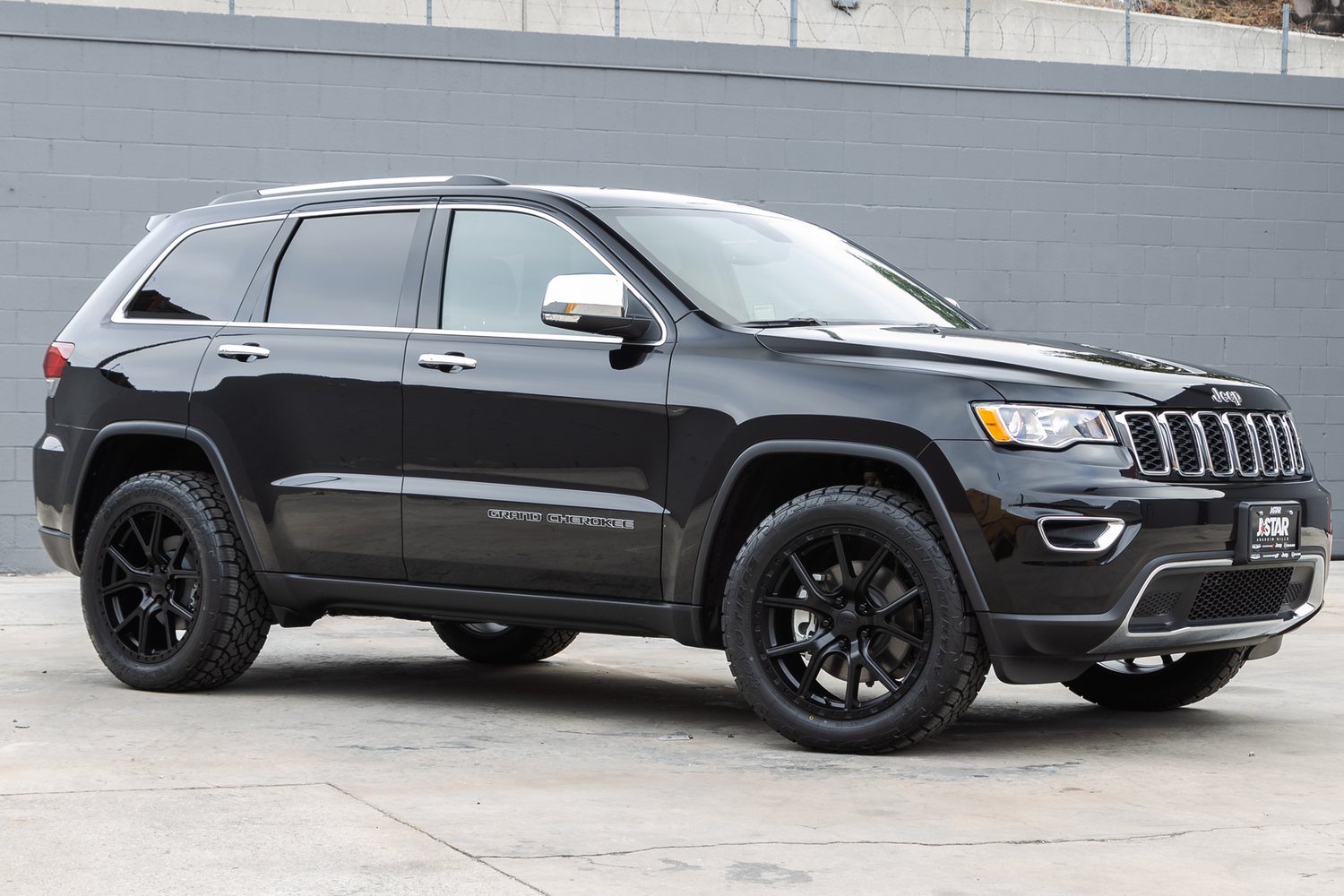 Mantra Wheels for Jeep Grand Cherokee Black Knighthawk Satin Black ⋆ ...